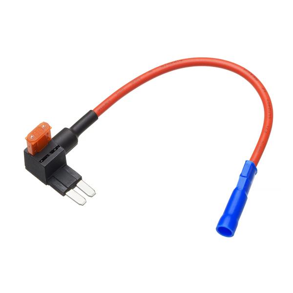 ワンタッチ電源 マイクロ2ヒューズ用 横出しタイプは、車両のヒューズボックスから簡単に電源が取れ、ETCやナビ等の電源取り出しに便利です。車両のヒューズはそのままで、付属されているヒューズを取り付けます 。[適応ヒューズ] マイクロ2ヒュー...