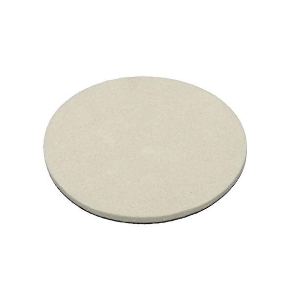 フェルトバフ 125mm ガラス専用はガラス面専用のバフです。[入り数] 1[サイズ] φ125mm[最高回転数] 約2,500min-1[タイプ] ガラス面専用[その他] 背面に面ファスナー[材質] フェルト