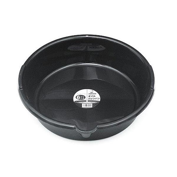 オイル交換の際に、廃油を受けるオイルドレンパンです。[外径] 370mm[高さ] 90mm[容量] 6L[材質] PP
