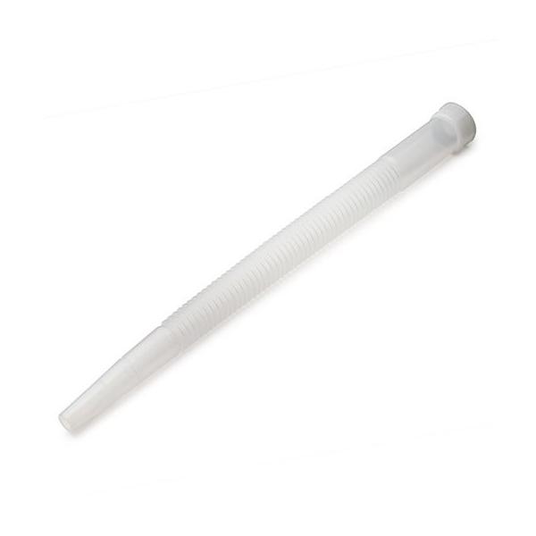 当社扱いのオイルジョッキ5L フタ付き(品番36-315)専用の取替え用超ロングノズルです。奥まった場所の注入に大変便利です。[全長] 500mm[適応商品] 36-315 オイルジョッキ5L フタ付き