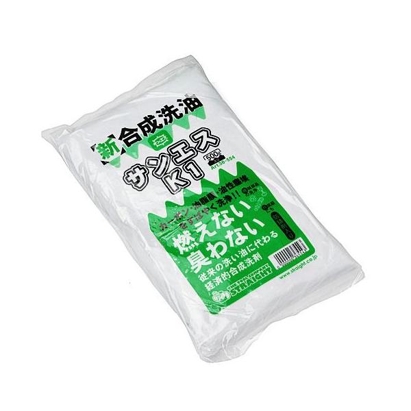 サンエスK-1は、金属部品の洗浄や内燃機関のカーボン、油脂・オイル類、油性塵埃などを速やかに除去する水溶性の洗浄剤です。粉末ですので、水またはお湯で5〜6%(アルミの場合は3%以下)に溶いて使用します。[容量] 500g[使用量] 5〜6%...