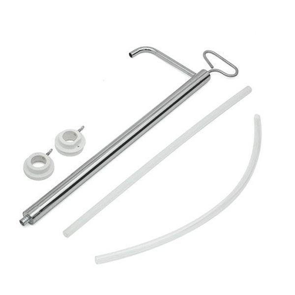 ペール缶やドラム缶からオイルジョッキなどに注油する手動ペール缶ポンプです。[使用液] 灯油、オイル(ガソリン不可)[使用粘度] ISO680まで[吐出量] 約236ml/1ストローク