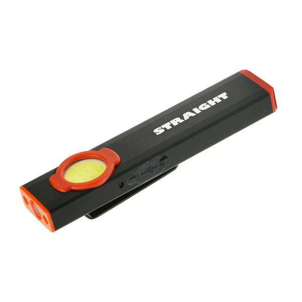 充電式 ミニLEDライト調光機能付きCOBタイプ レッドは、使用状況に応じて最適な明るさが得られる調光機能付きです。小型・軽量・持ち運びに便利な充電式ミニLEDライトです。[光束] メイン 約300Lm / サブ約150Lm[使用電池] リ...