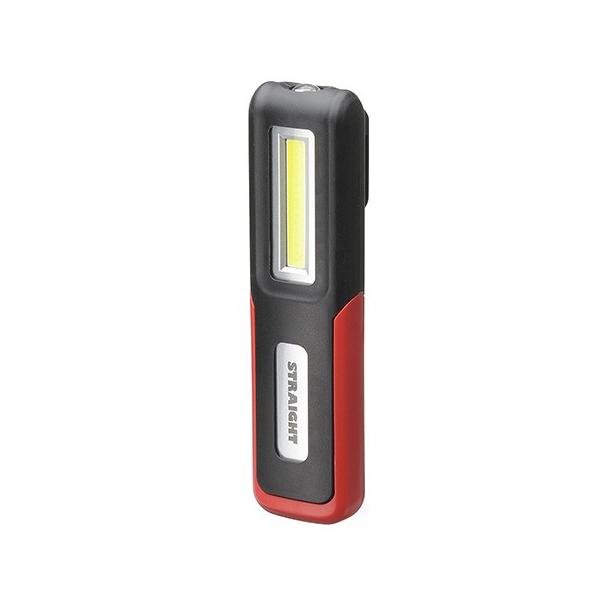 充電式LEDライト COBタイプは、リチウムイオンバッテリーを内蔵した小型の充電式のLED作業灯です。前後方向に180度調整可能で、底面に強力なマグネットが付いています。[外寸] 155×30×40mm[重量] 130g[LED] メイン：...