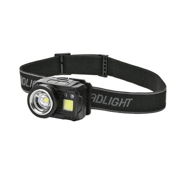 自動車/バイクの修理や整備をはじめ、アウトドアやもしもの災害時にもこのヘッドライト一台で全て対応できます。手をかざすだけでON/OFFができるモーションセンサー機能付き。[LED] CREE XPG3[充電時間] 約3時間[連続使用時間(リ...