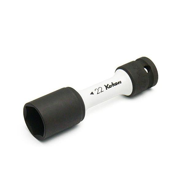 Ko-ken（コーケン）1/2"(12.7mm)Dr. インパクトホイールナット用ソケット(薄肉) 22mm 14145PM.110-22は、ナット穴の狭いアルミホイールにも対応可能な薄肉設計です。[差込角] 1/2"(12.7mm)[サイ...