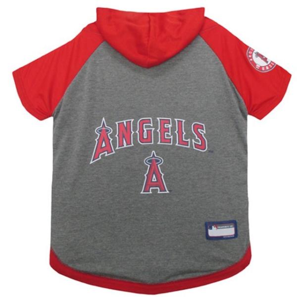 大谷翔平選手が大活躍中のLOS ANGELES ANGELS激レア、完売続出のペット用フーディーTシャツが入荷いたしました！MLBより認可を受けた、米国直輸入品です。このスポーティなフーディTシャツには、チームロゴとチーム名が鮮やかなチーム...