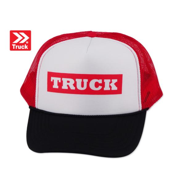 ☆大定番のアメカジメッシュキャップ【トラックブランド】です！ボディーは、OTTO社製で、雰囲気抜群のプリントが映えます！ツバ、前立て、点ポッチはウレタン素材。メッシュ部分はナイロン素材です。　★サイズ　：　フリーサイズ、★素材　：　ポリエス...