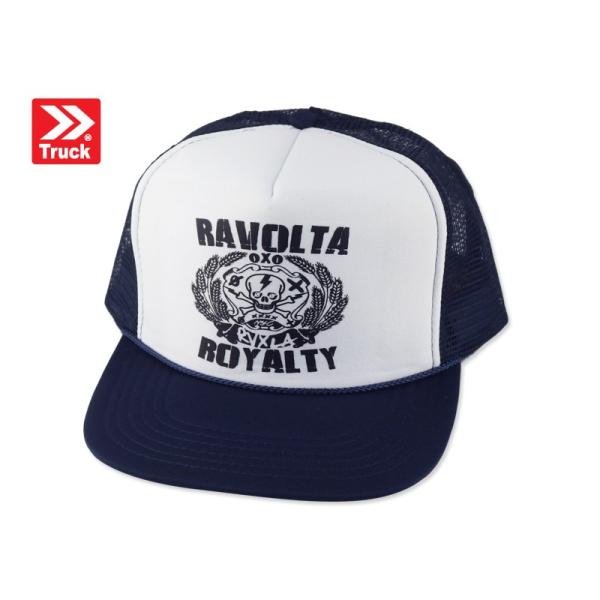 ☆大定番のアメカジメッシュキャップ【トラックブランド】です！ボディーは、OTTO社製で、雰囲気抜群のプリントが映えます！ツバ、前立て、点ポッチはウレタン素材。メッシュ部分はナイロン素材です。 　★サイズ　：　フリーサイズ、★素材　：　ポリエ...