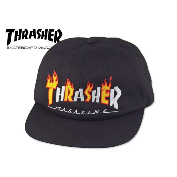 ★フレームロゴとマグロゴを合わせたデザインをフロントに落とし込んだキャップ。★サイズ　：　フリーサイズ　★スラッシャーとは1981年、スケートの街サンフランシスコでエドワード.リギンズ氏が創刊したスケーターのためのマガジン、THRASHER...