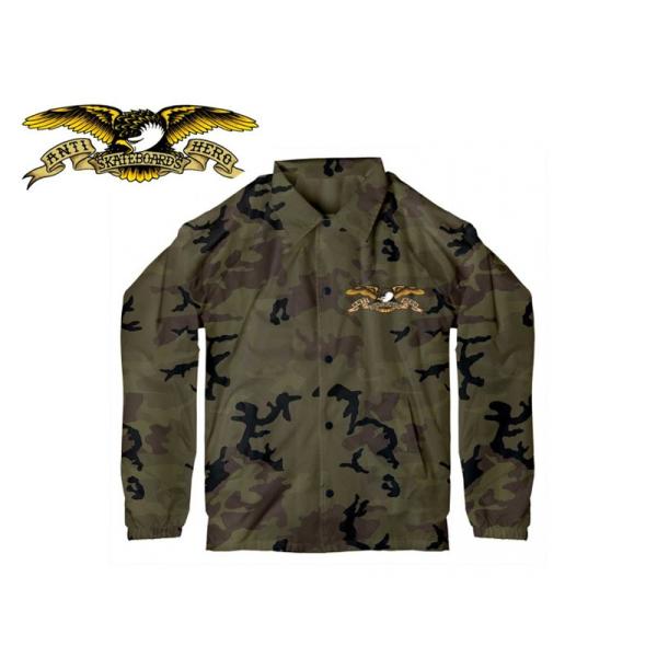 ☆ハードコアスケートブランドANTI HERO。業化が進むスケート市場で独自のスケートライフ・スケートスタイルを貫き、 スポット探しの旅をしてはキャンプを張ってスケートしまくる、という形は今も継承。 ライダーもコンクリートやプールをやらせた...