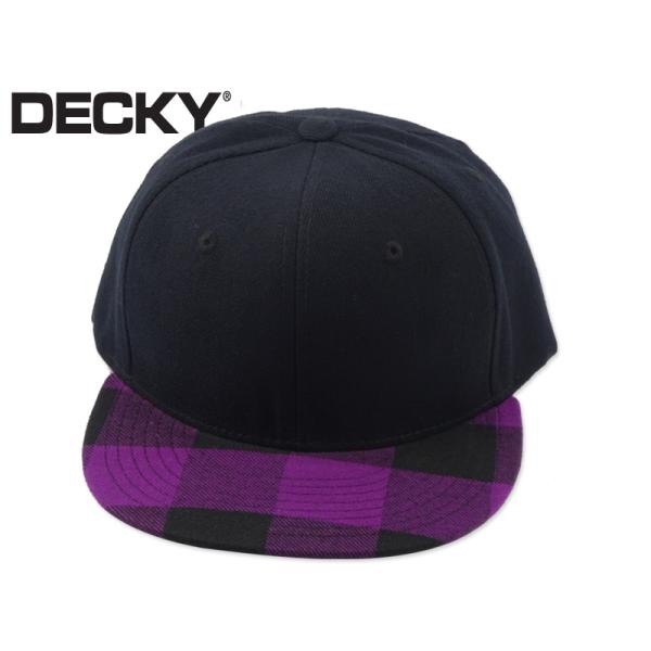 アクリル・コットンボディーを使用したスナップバック。バッファローチェック柄をバイザーに使用した切替キャップ。チェック柄がアクセント。★DECKY（ディッキー）社は、アメリカ・ロサンゼルスのコンプトンに本社を構える帽子メインのアパレルブランド...