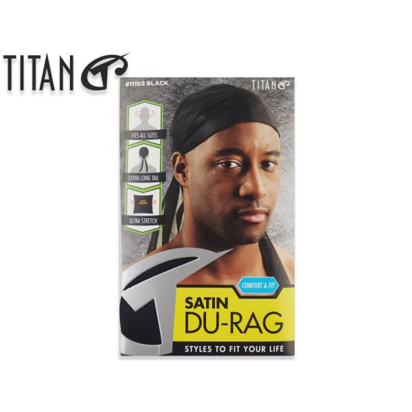 スタンダードなタイプのドゥーラグです。ポリエステル100%の薄い生地感で、キャップの下に被ってヨシ、一枚で被ってヨシの万能アイテムです。首筋に裾がチラっとかかって雰囲気が出ますよ。