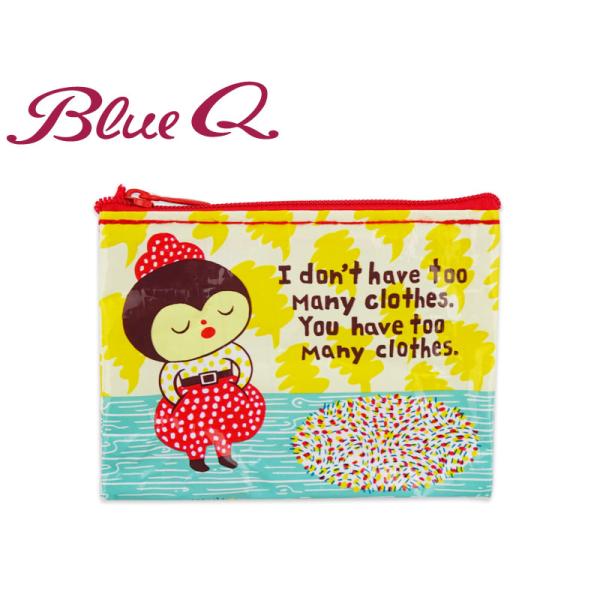 ＜Blue Q＞アメリカ・ボストン郊外にある”Blue Q”。明るくて情熱的でパワフルなBlueQスタッフの創り出す製品は、ユニークで愛らしいデザインの、見ているだけでHappyな気分にしてくれるアイテムばかり♪コインケースとしてはもちろん...