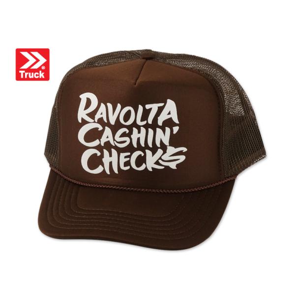 ☆大定番のアメカジメッシュキャップ【トラックブランド】です！ボディーは、OTTO社製で、雰囲気抜群のプリントが映えます！ツバ、前立て、点ポッチはウレタン素材。メッシュ部分はナイロン素材です。　★サイズ　：　フリーサイズ、★素材　：　ポリエス...