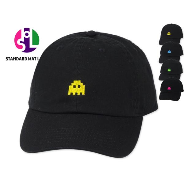 スタンダードハットラボよりピクセル エイリアンロゴが入ったダッドキャップが登場。ボディは信頼のニューハッタンボディを使用しております。サイズ：フリーサイズ生地：コットン
