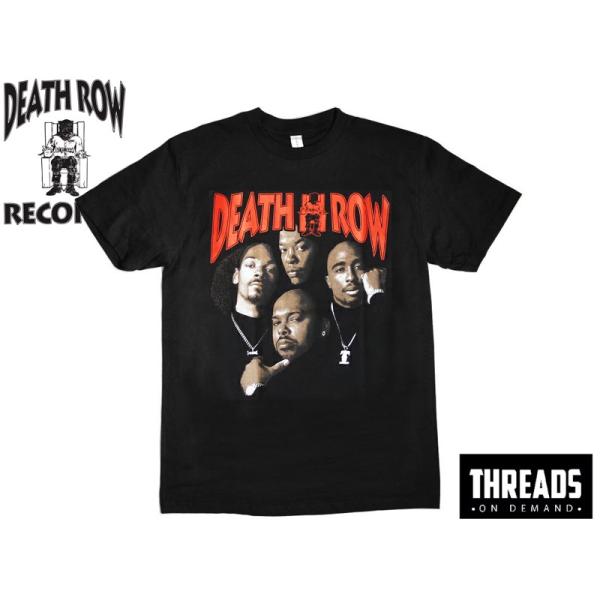 DEATHROW黄金期のメンバーを落し込んだプリントTシャツ。定番のレーベルロゴがデザインのTシャツ公認のオフィシャルライセンス商品。CALIFORNIA発のアパレルブランド「THREADS ON DEMAND/スレッドオンデマンド」HIP...