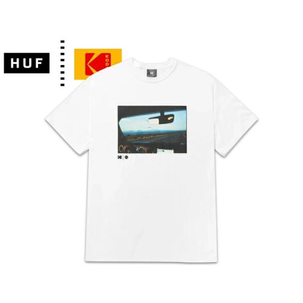 アメリカに本拠を置く世界最大の写真用品メーカー「Kodak（コダック）」とのコラボレーション。胸元と両袖にHUF x Kodakコラボプリントアートワーク。L：着丈約72cm／身幅約55cmXL ：着丈約75cm／身幅約62cm