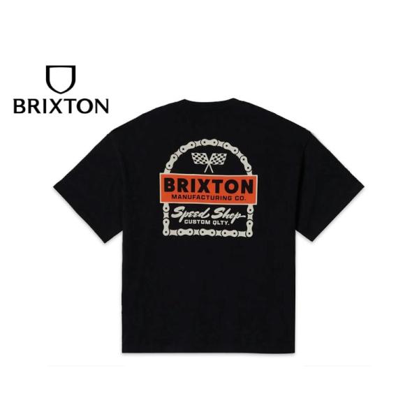 DOLAN STEARNSやKENNY ANDERSON等所属でお馴染みのブリクストン。Brixton Drayton ヘビーウェイト リラックス T シャツ。左胸にグラフィックがスクリーン印刷されています。背中に大きなグラフィック。厚手の...