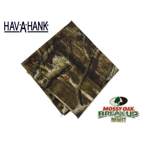 バンダナにMOSSY OAK INFINITY のリアルツリーカモを採用したモデルが登場。バイカラーでポケットやカバン・首に巻いたりと用途色々使えるバンダナ！簡単なギフトにも最適です。GOODHAVAHANK ハバハンクは 1947年創業以...