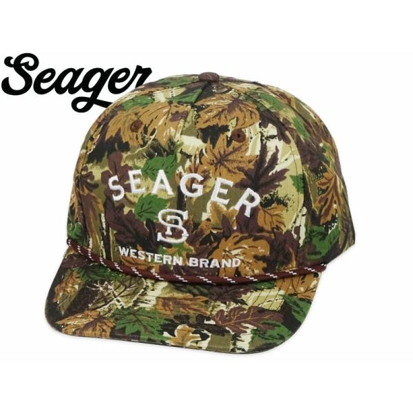 南カリフォルニアで創設されたSEAGER（シーガー）は、「サーフィン」・「スケートボード」・「アウトドア」などの要素を、クラシックなサーフスタイルとウエスタンスタイルに融合させたプロダクト。フロントにフロントに楕円系のロゴ パッチキャップ。...