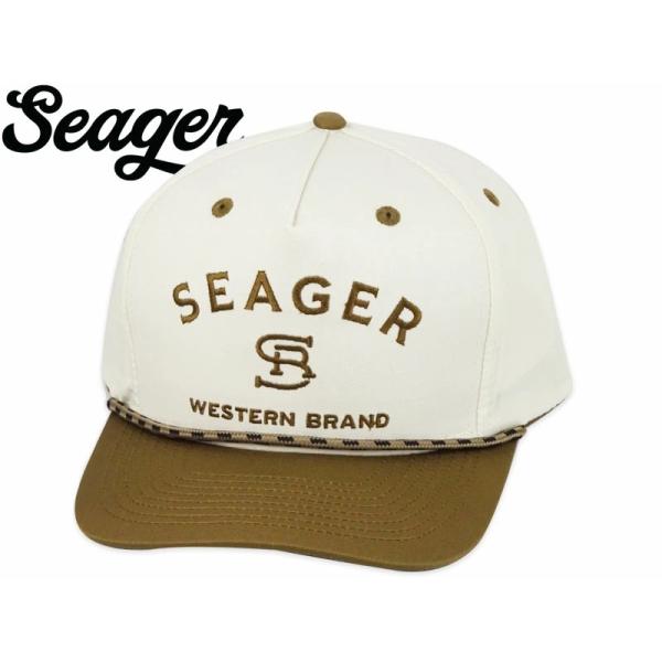 南カリフォルニアで創設されたSEAGER（シーガー）は、「サーフィン」・「スケートボード」・「アウトドア」などの要素を、クラシックなサーフスタイルとウエスタンスタイルに融合させたプロダクト。フロントにフロントに楕円系のロゴ パッチキャップ。...