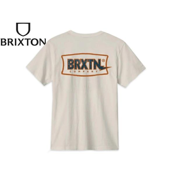 DOLAN STEARNSやKENNY ANDERSON等所属でお馴染みのブリクストン。大胆なバックプリントが、ストリートとヴィンテージを融合。プリントの独特な風合いが、着るたびに味わいを。Ｌサイズ　着丈約：72cm　身幅約：58cm