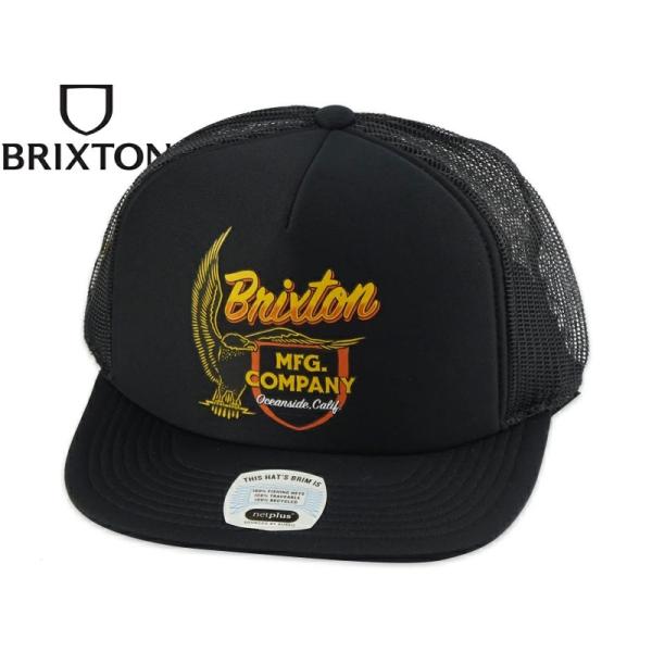 DOLAN STEARNSやKENNY ANDERSON等所属でお馴染みのブリクストン。MP（ミディアムプロファイル）：癖の少ないベーシックな被り心地。ヴィンテージ風のスクリーンプリントを施したイーグル柄。フラットバイザーのレトロなトラッカ...