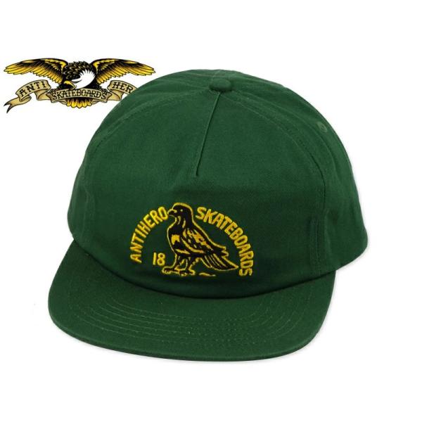 ☆定番人気のANTIHEROの5PANEL SNAPBACK 新しいデザインの“CLUBHOUSE”ロゴ刺繍。素材 ：コットンサイズ　：　フリーサイズ