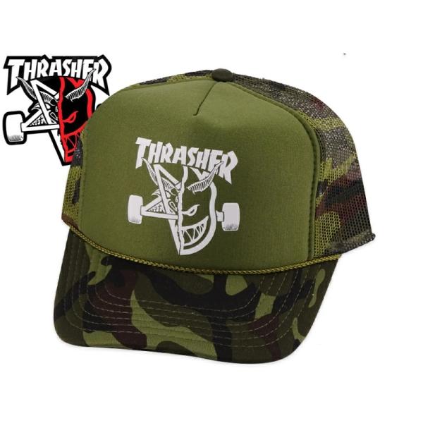 Thrasher X Spitfire Thrash &amp; Burn 限定コラボ。世界一のシェアを誇るウィールカンパニー”SPITFIRE"の定番火の玉ロゴとSKATEGOATロゴを合わせたロゴプリント。サイズ　：　フリーサイズ、素材...