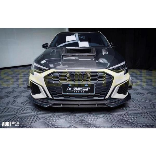 【商品説明】アウディ 8Y A3/S3/RS3用 天窓タイプ カーボンボンネット人気のエンジンが見えるボンネット！カーボンファイバー透明ガラスフードボンネット。Ver.1仕様。2仕様から選択可能です。・綾織カーボン・フォージドカーボン（+6...