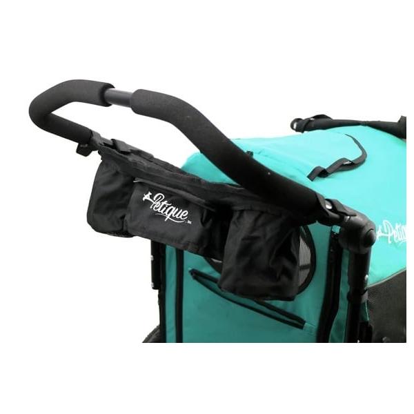 [商品説明]PetiqueのPortable Stroller Organizerは、2つのカップホルダーと安全な収納ポケットが付属しており、自由自在に手の届くところにアイテムを保管できる必需品です！Portable Stroller Or...