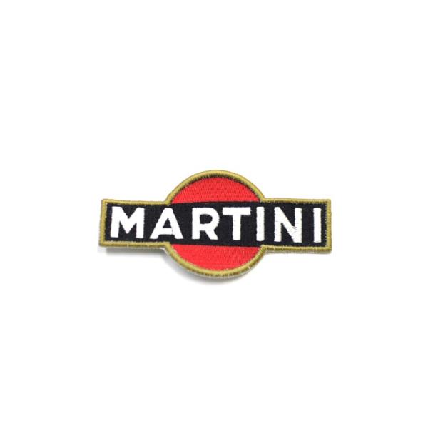MARTINI ロゴワッペン 裏糊無し サイズW=110mm H=55mm MARTINI RACING  ※メール便の利用が可能です。