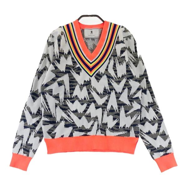 [商品管理番号]240001253907[ブランド]MARK&amp;LONA マークアンドロナ[アイテム]Vネックニットセーター FAINT SWEATER[モデル・品番][表記サイズ]M[実寸]肩幅：36cm / 身幅：44cm / 着...