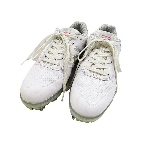 [商品管理番号]240001807577[ブランド]NEW BALANCE ニューバランス[アイテム]ゴルフシューズ[モデル・品番]WG996WS[表記サイズ]22.5[実寸]アウトソール全長：26cm / アウトソール最大幅：9cm[状態...