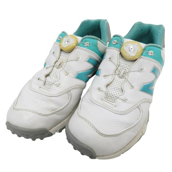 [商品管理番号]240001852848[ブランド]NEW BALANCE ニューバランス[アイテム]ゴルフシューズ[モデル・品番]WGB574WA[表記サイズ]23.5[実寸]アウトソール全長：27cm / アウトソール最大幅：10cm[...