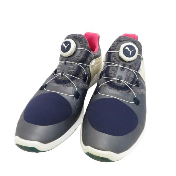 [商品管理番号]240001942135[ブランド]PUMA GOLF プーマゴルフ[アイテム]ゴルフシューズ IGNITE STATEMENT DISC[モデル・品番]190585[表記サイズ]24cm[実寸]アウトソール全長：26.5c...