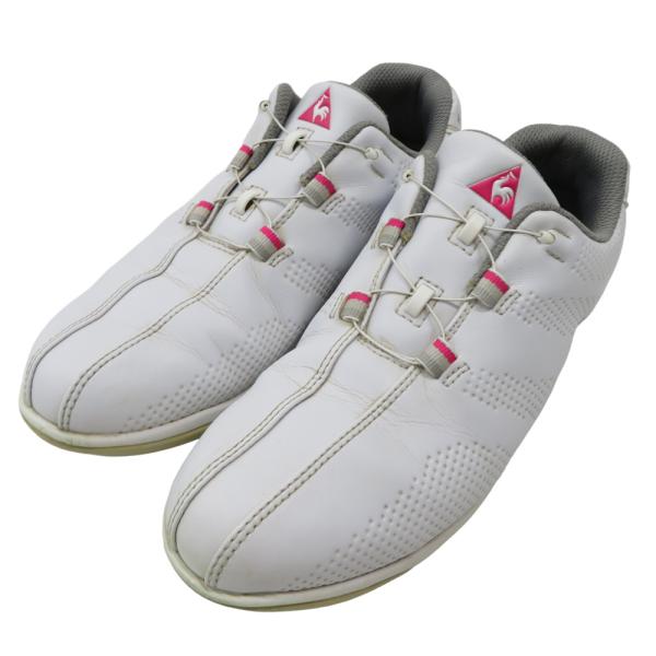 [商品管理番号]240101034481[ブランド]LE COQ GOLF ルコックゴルフ[アイテム]レディーズシューズ[モデル・品番]QQ3NJA00[表記サイズ]23.5cm[実寸]アウトソール全長：26.5cm / アウトソール最大幅...