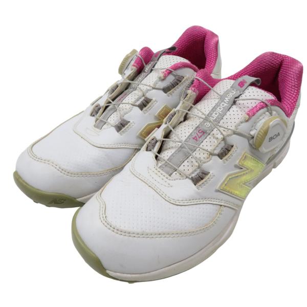 [商品管理番号]240101095706[ブランド]NEW BALANCE GOLF ニューバランスゴルフ[アイテム]スパイクレス シューズ BOA[モデル・品番]WGBS574H[表記サイズ]23.5[実寸]アウトソール全長：26cm /...