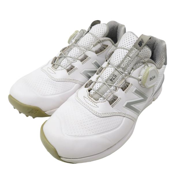 [商品管理番号]240101100960[ブランド]NEW BALANCE GOLF ニューバランスゴルフ[アイテム]ゴルフシューズ BOA[モデル・品番]WGB574S2[表記サイズ]23.0cm[実寸]アウトソール全長：26cm / ア...
