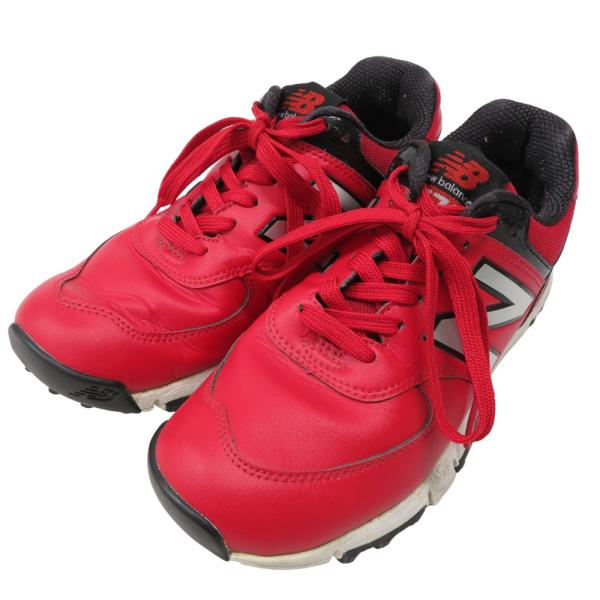 [商品管理番号]240101118556[ブランド]NEW BALANCE ニューバランス[アイテム]スパイクレス ゴルフシューズ[モデル・品番]MGS574RD[表記サイズ]23[実寸]アウトソール全長：26cm / アウトソール最大幅：...