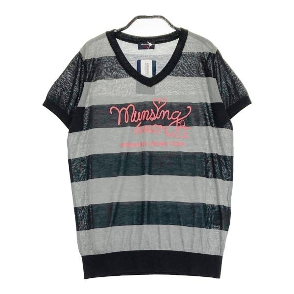 [商品管理番号]240101286529[ブランド]MUNSING WEAR マンシングウェア[アイテム]半袖ニット[モデル・品番]grand slam[表記サイズ]M[実寸]肩幅：36cm / 身幅：49.5cm / 着丈：58cm / ...