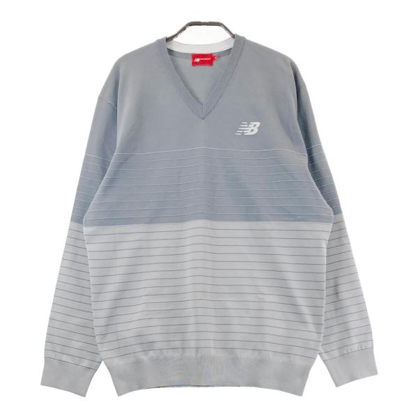 [商品管理番号]240101338257[ブランド]NEW BALANCE GOLF ニューバランス[アイテム]Vネック ニットセーター[モデル・品番]2022年モデル[表記サイズ]5[実寸]肩幅：46cm / 身幅：57cm / 着丈：7...