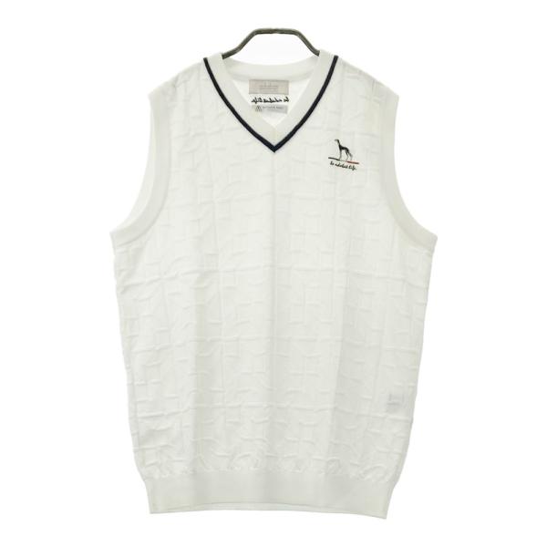 [商品管理番号]240101359423[ブランド]ADABAT アダバット[アイテム]ニットベスト[モデル・品番]MITSUKE KNIT[表記サイズ]48[実寸]肩幅：39cm / 身幅：55cm / 着丈：67cm[状態ランク]B[状...