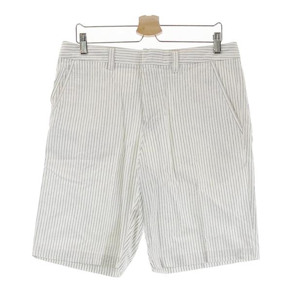 [商品管理番号]240101384316[ブランド]HUGO BOSS GREEN　ヒューゴ ボス グリーン[アイテム]ハーフパンツ シアサッカー[モデル・品番][表記サイズ]48[実寸]ウエスト：44cm / 股上：34cm / 股下：2...