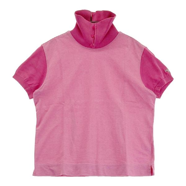 [商品管理番号]240101389580[ブランド]HEAL CREEK ヒールクリーク[アイテム]ニット切替 半袖Tシャツ[モデル・品番]002-28343[表記サイズ]40[実寸]肩幅：38.5cm / 身幅：47.5cm / 着丈：5...