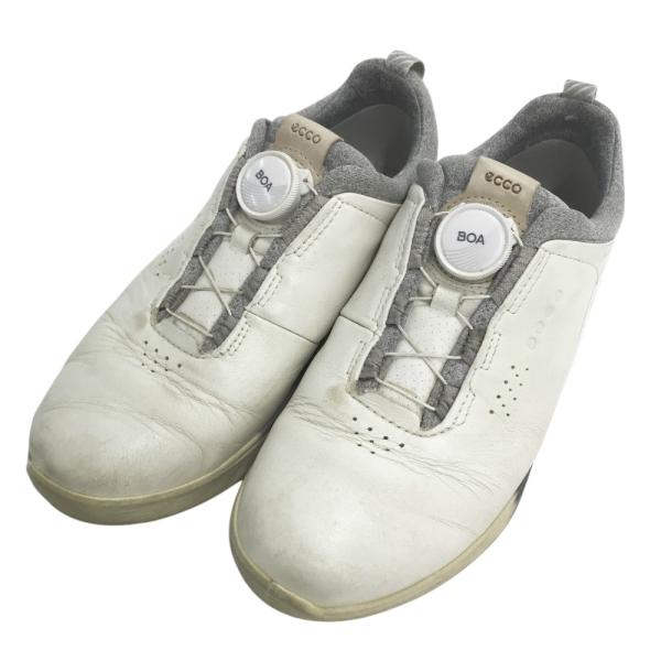 [商品管理番号]240101404214[ブランド]ecco エコー[アイテム]S-THREE BOA ゴルフシューズ[モデル・品番]102913[表記サイズ]EU 37[実寸]アウトソール全長：26.5cm / アウトソール最大幅：10c...