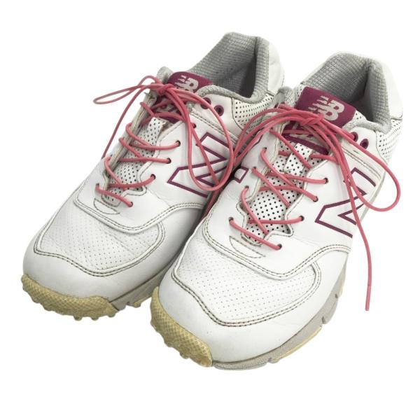 [商品管理番号]240101405470[ブランド]NEW BALANCE GOLF ニューバランス[アイテム]ゴルフシューズ[モデル・品番]WG574WP[表記サイズ]23.5cm[実寸]アウトソール全長：27.0cm / アウトソール最...