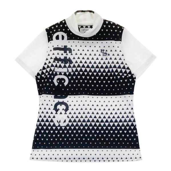 [商品管理番号]240101428836[ブランド]EFFICACE エフィカス[アイテム]ハイネック 半袖Tシャツ[モデル・品番];[表記サイズ]M[実寸]肩幅：33cm / 身幅：43cm / 着丈：59.5cm / 袖丈：18.5cm...