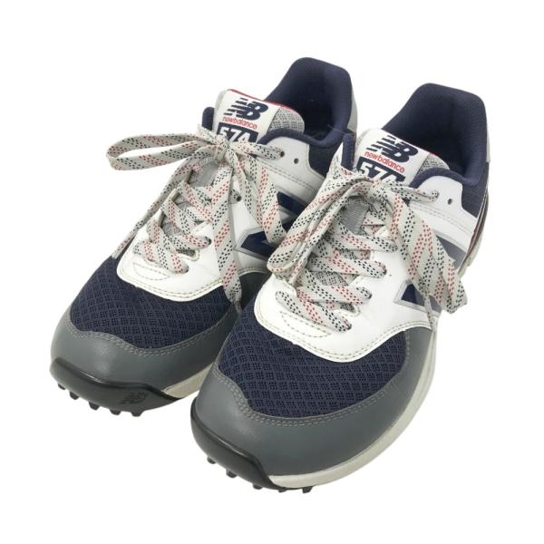 [商品管理番号]240101432986[ブランド]NEW BALANCE GOLF ニューバランス[アイテム]ゴルフシューズ[モデル・品番]UGS574TR[表記サイズ]24[実寸]アウトソール全長：27cm / アウトソール最大幅：9....